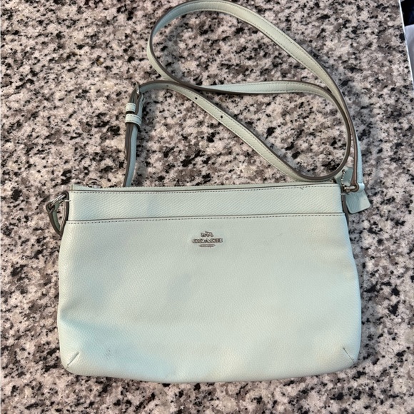 Coach | Bags | Coach Pastel Blue Crossbody Bag | Poshmark